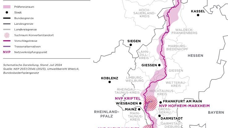 Stromtrasse Rhein-Main-Link | Neu-Anspach
